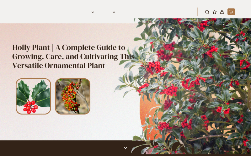 Holly Plant | A Complete Guide to Growing, Care, and Cultivating This ...